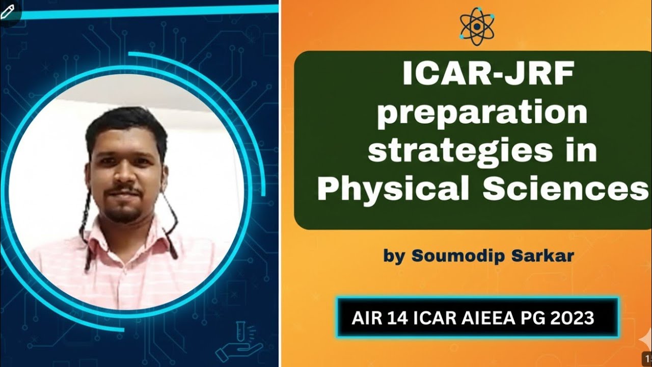 ICAR-JRF preparation strategies in Physical Sciences by by Soumodip ...