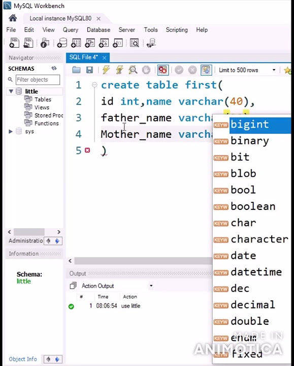 Create Table And Database In Sql Sqlforbeginners Youtube