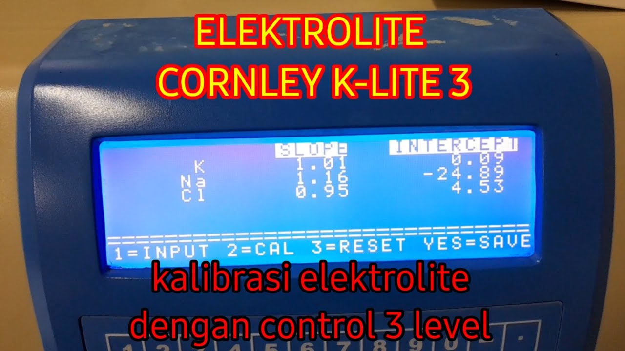 kalibrasi elektrolite cornley k-lite 3 #v83 #cornley #elektrolite # ...