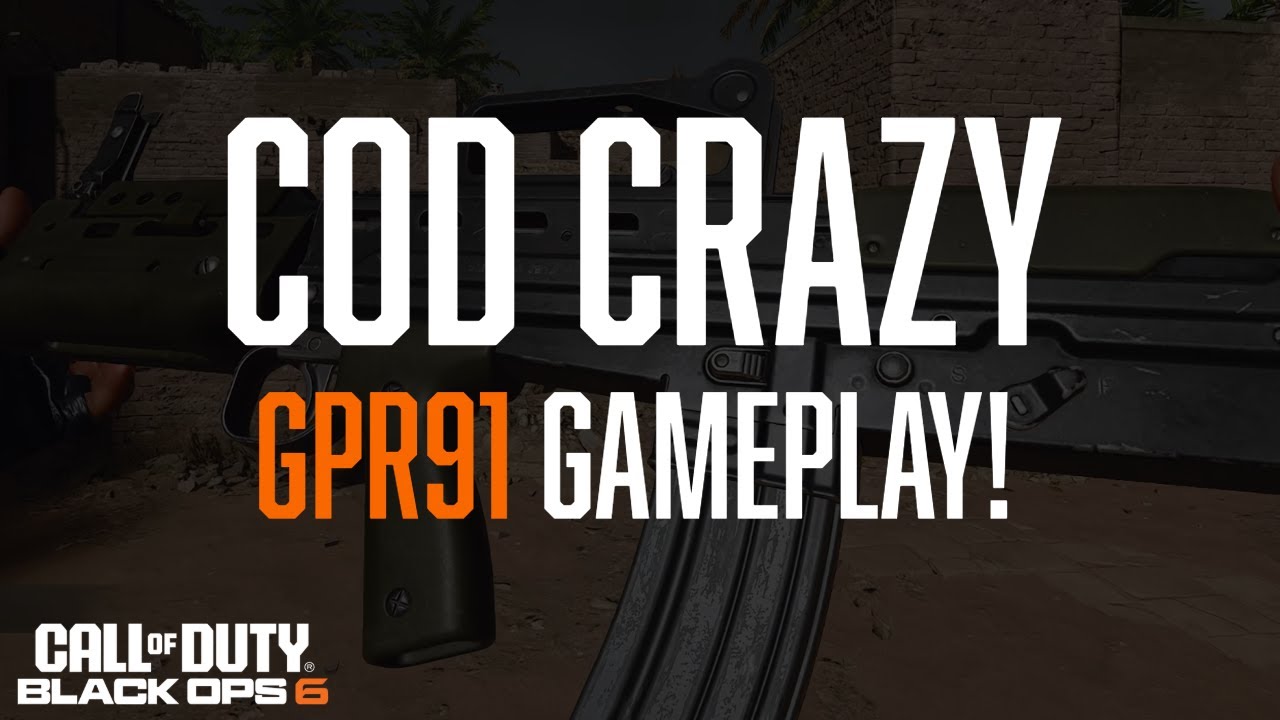 Call of Duty Black Ops 6 We unlocked Gold for GPR91 This Gun is insane ...