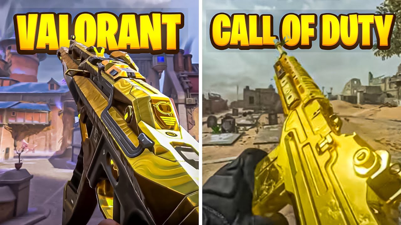 Did Valorant Just Add Call of Duty’s Gold Camo?! - YouTube