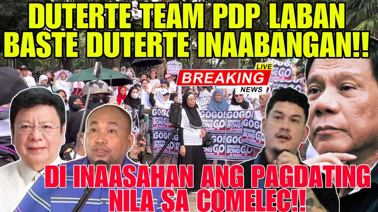 LIVE COMELEC!! PDP TEAM NANDITO NA SILA! BASTE DUTERTE INAABANGAN!! KA ...