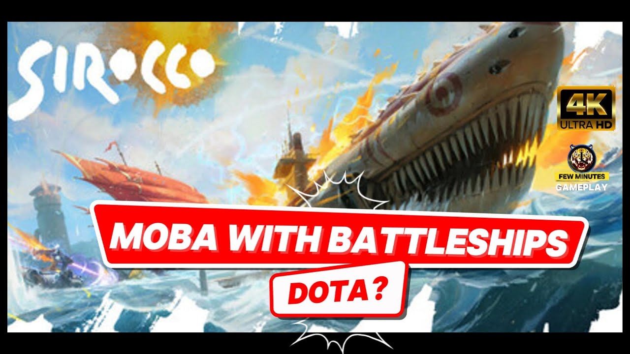 MOBA with BATTLESHIPS - DOTA? - Sirocco - Early Access Game - Free to ...