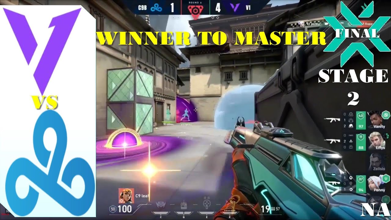 VERSION1 vs C9 BLUE LOWER FINAL HIGHLIGHT VALORANT VCT 2021 NA Stage2 ...