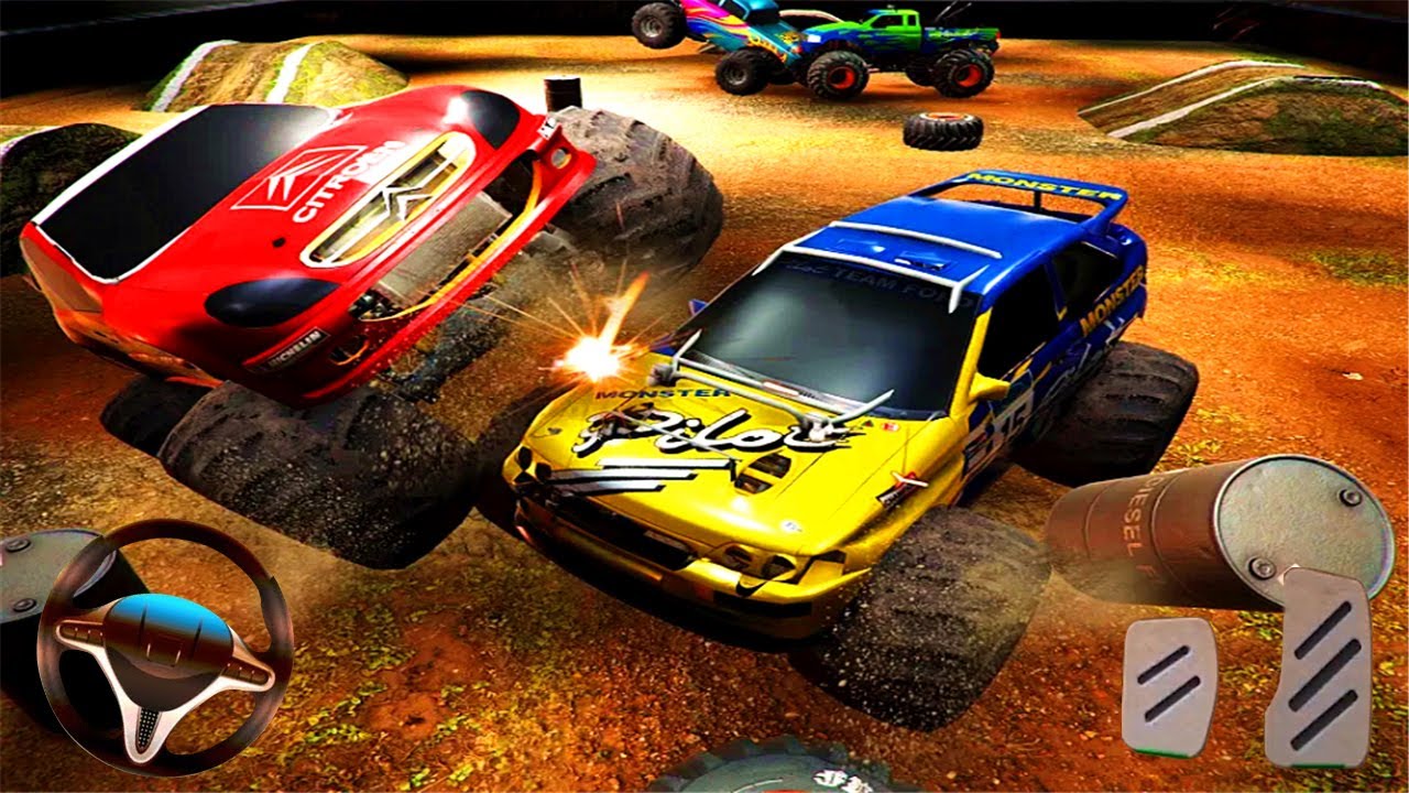Monster Truck Demolition Derby Games : Crash Boom Punk Stunts 2019 #4 ...