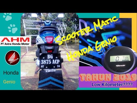 Honda Genio A/T Trendy White Blue th. 2019 | Honda Genio custom low ...