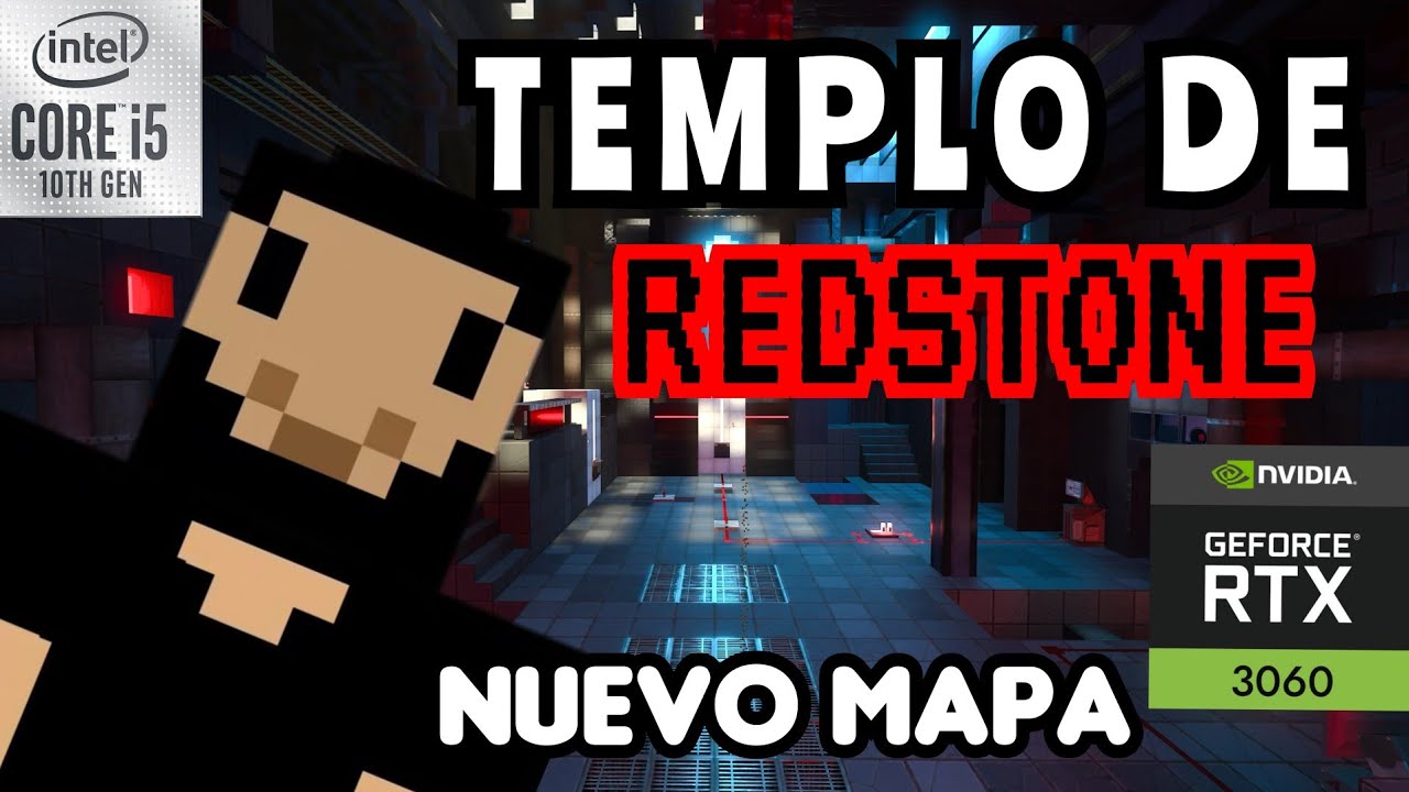NUEVO MAPA DE MINECRAFT BEDROCK RTX | TEMPLE OF REDSTONE | RTX 3060 I5 ...