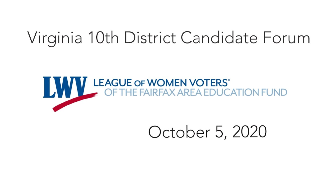 VA 10th District Candidate Forum 2020 - YouTube