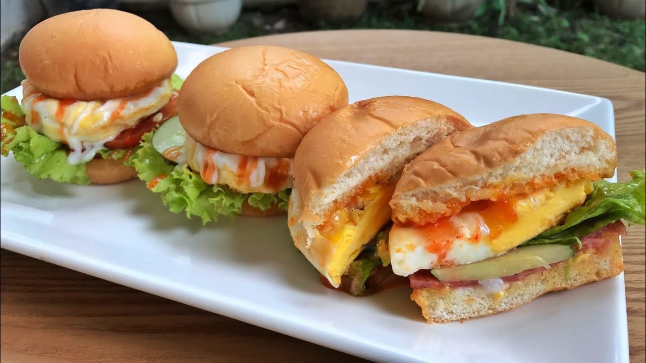Ide Jualan 5000an | Cara Membuat Burger Telur Mini Mudah Enak dan ...