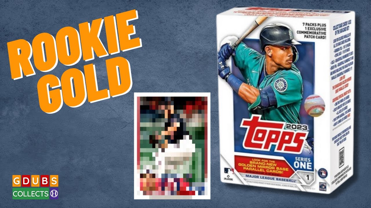 ROOKIE GOLD - Topps 2023 Series 1 - Flagship Friday - YouTube