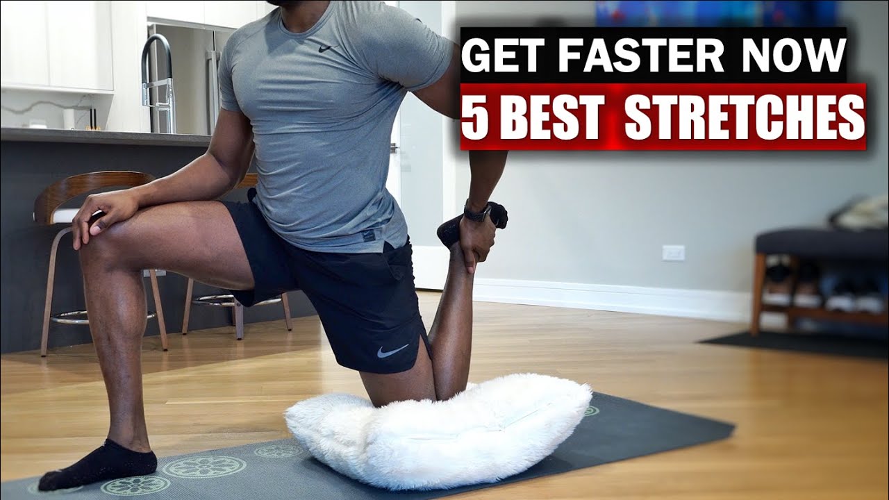 5 BEST In-Home Stretches to Get Faster - YouTube