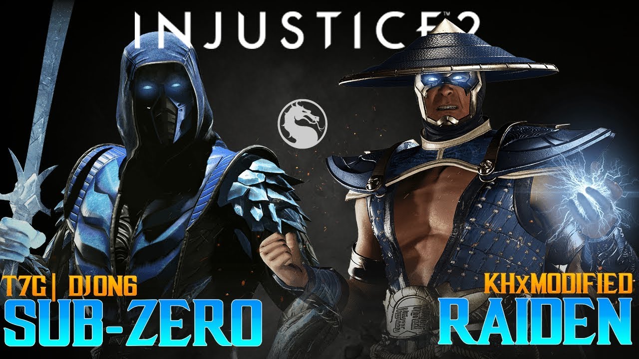 Injustice 2 - RAIDEN Vs SUB-ZERO - Online Ranked Set - YouTube