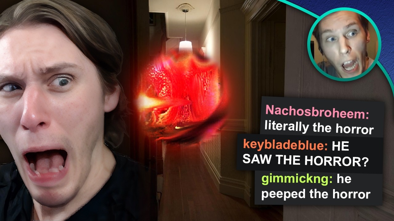 Jerma PEEPED The Horror - YouTube