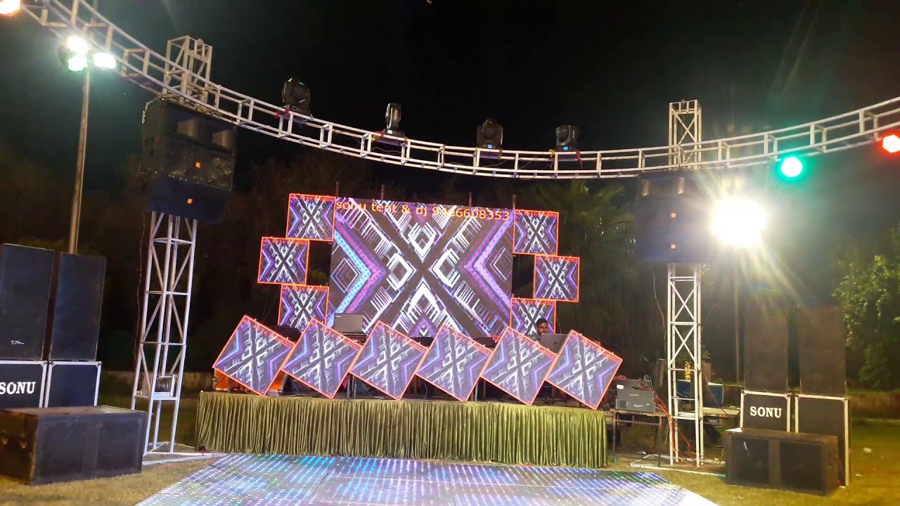 Full DJ Setup & Round Trust Led Wall & Led Flore and The Night Show is ...