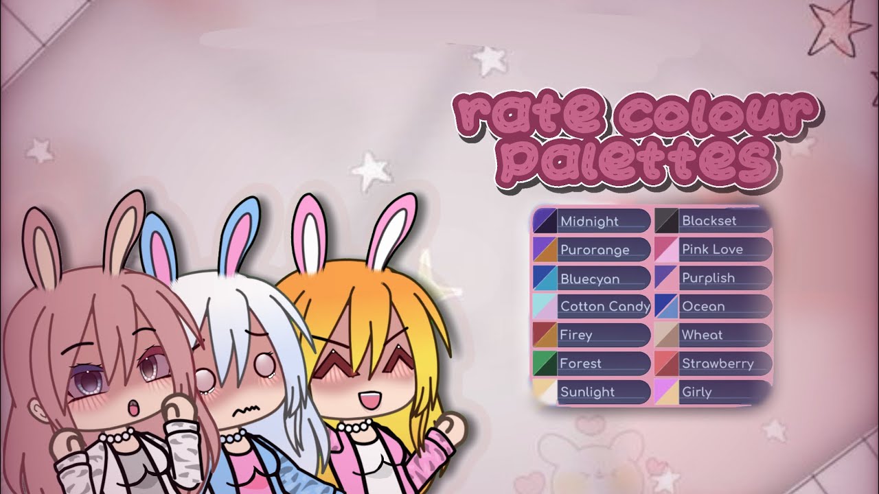 Rate Gacha Colour Presets || #gacha #gachalife - YouTube