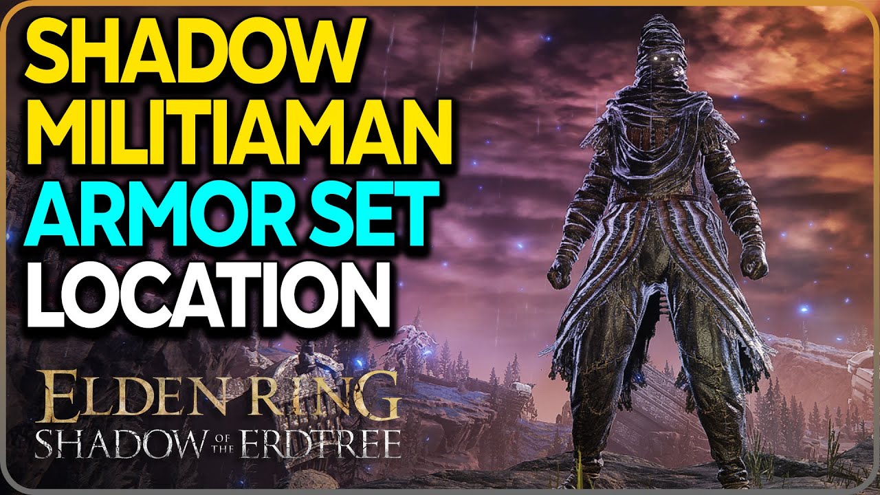 Shadow Militiaman Armor Set Location Elden Ring DLC - YouTube