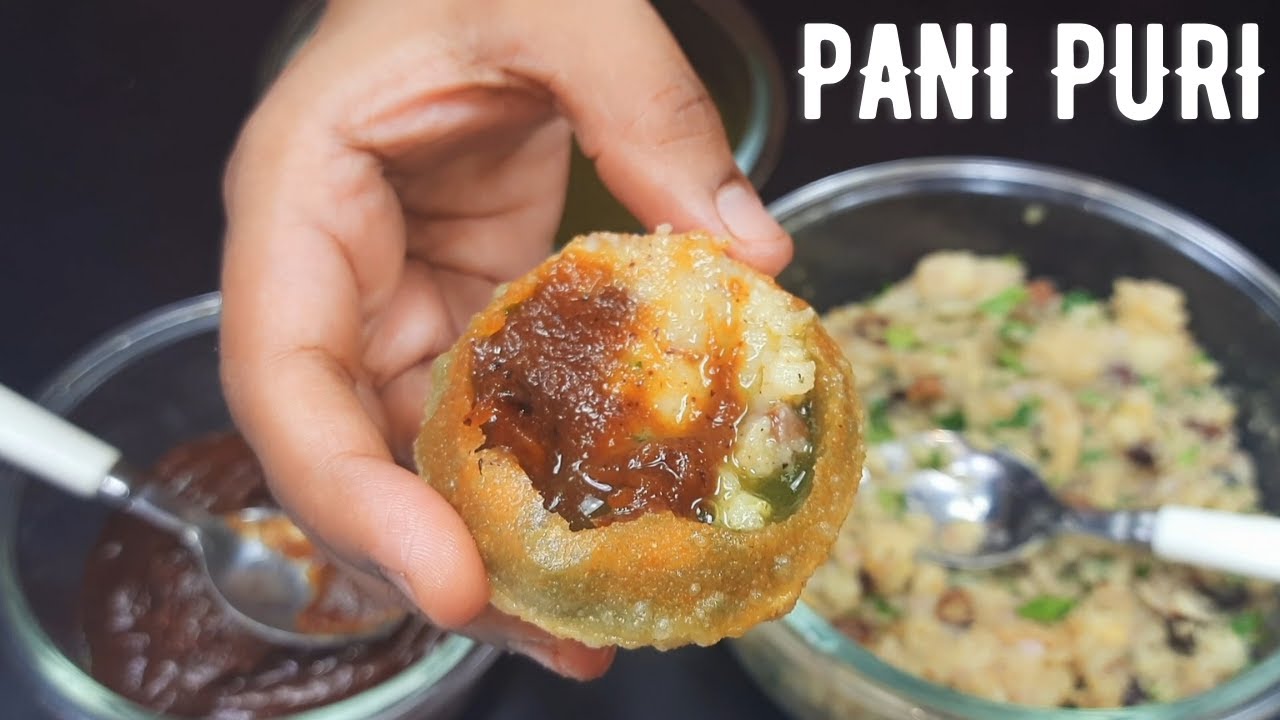 Pani Puri | Golgappa Puri | Puchka Puri | Crispy Puri Recipe | Pani ...