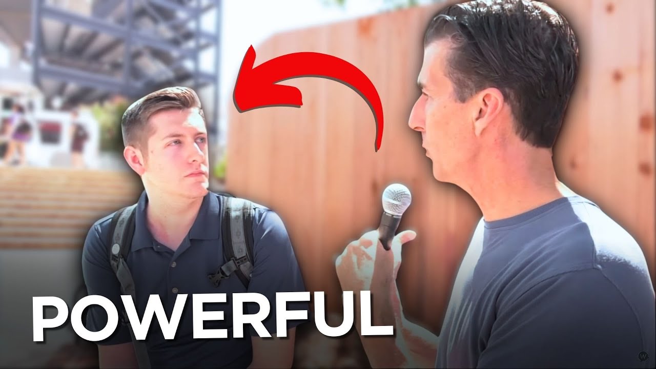 Preacher Shares Gospel with the Most Likable Atheist Ever - YouTube