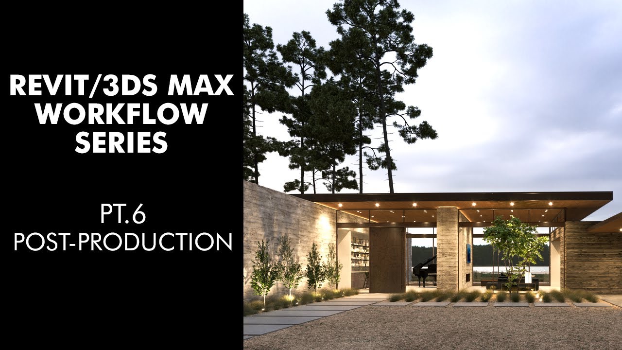 Rendering for Architects, Pt. 6: Post-Production with Photoshop - YouTube