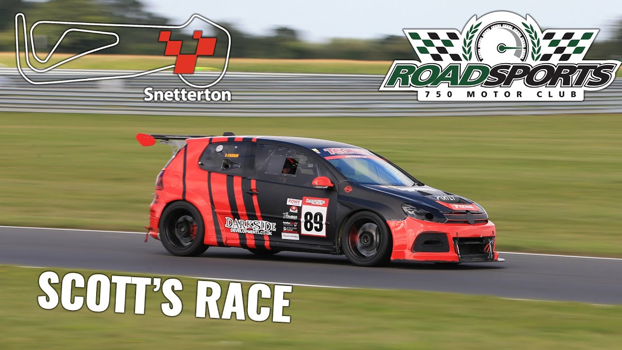 750MC ROADSPORTS SNETTERTON SCOTT'S RACE I GOLF TDI 🏁 - YouTube