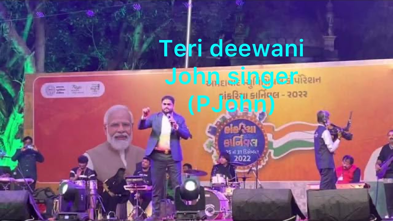 Teri deewani live in Ahemdabad- John singer (P John ) - YouTube