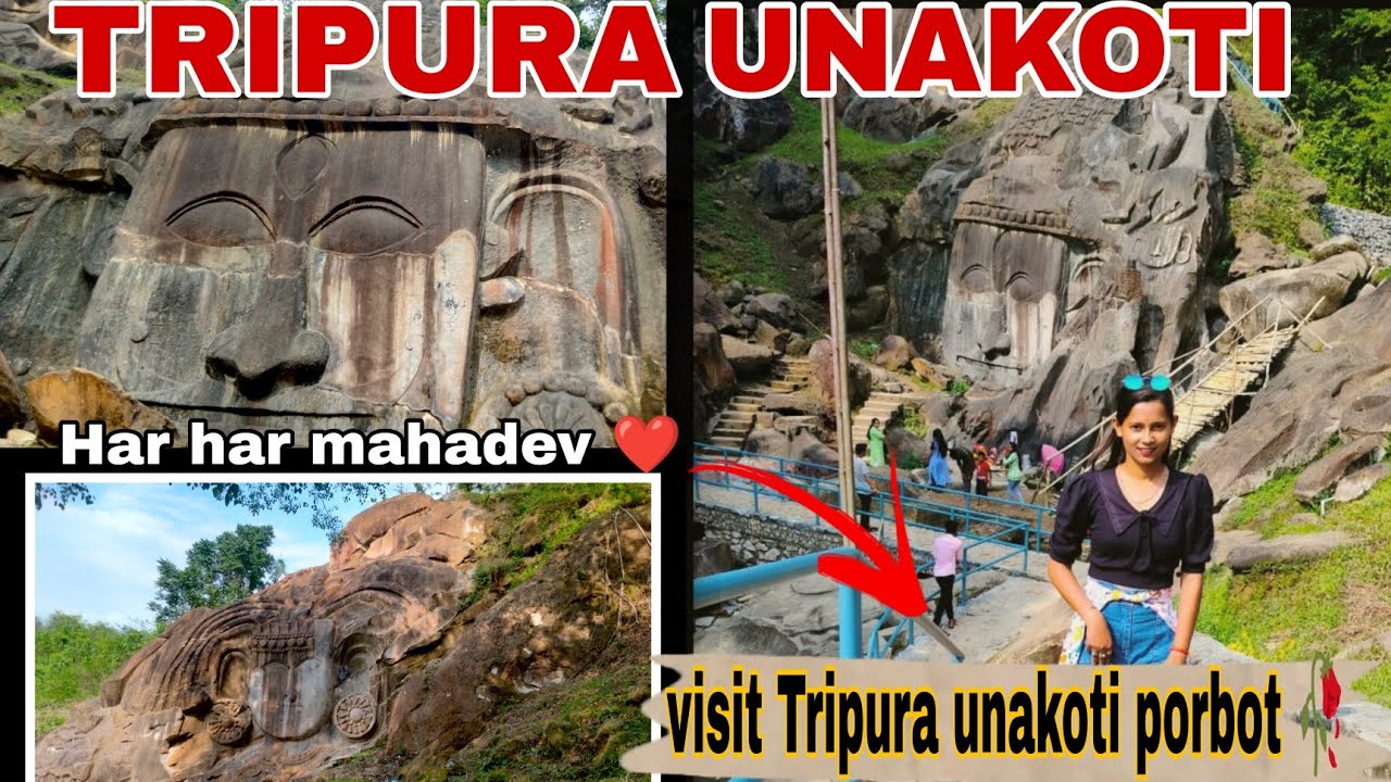 Tripura unakoti porbot //visit unakoti porbot // Unakoti pahar a baba ...