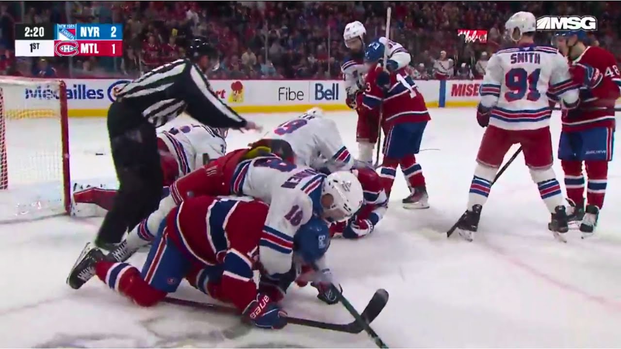 Quick STOLE Slafkovsky's stick after losing his paddle and Slafkovsky ...