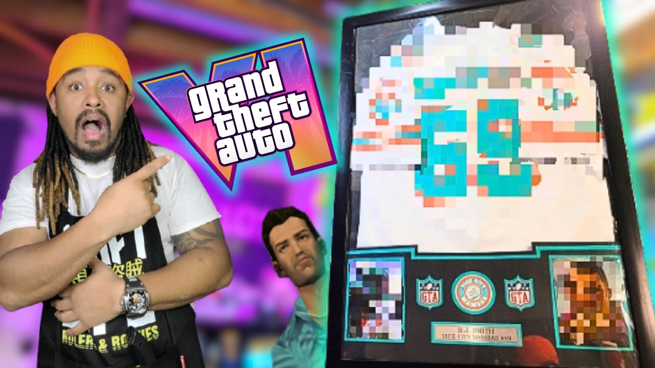 We made a REAL Vice City Mambas Jersey from GTA 6 | Frame a football ...