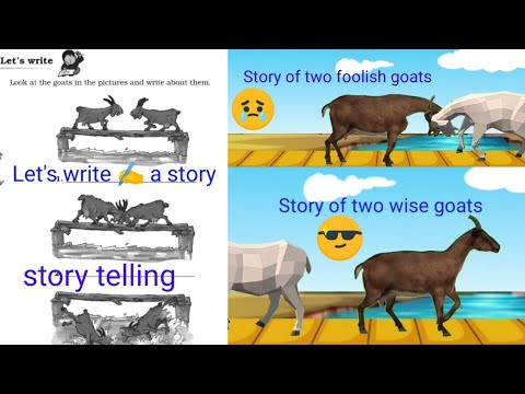 Story of two foolish 😭 goats and Two wise goats,NCERT English, grade 3 ...