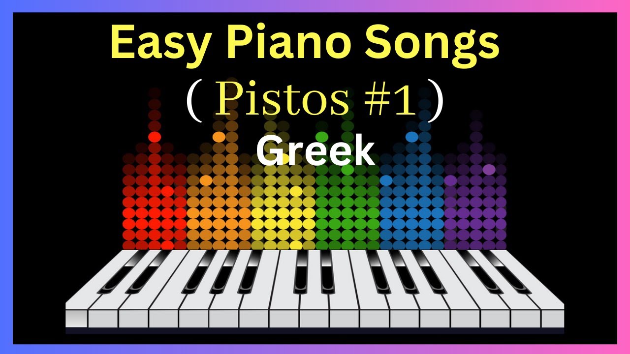 Greek (Pistos) Keyboard Lesson Intermediate / Advance - Piano Tutorial ...