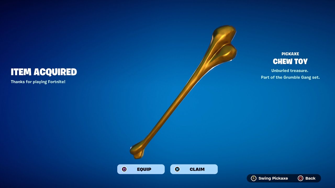 How To Get Chew Toy Pickaxe FREE In Fortnite! (Free Chew Toy Pickaxe ...