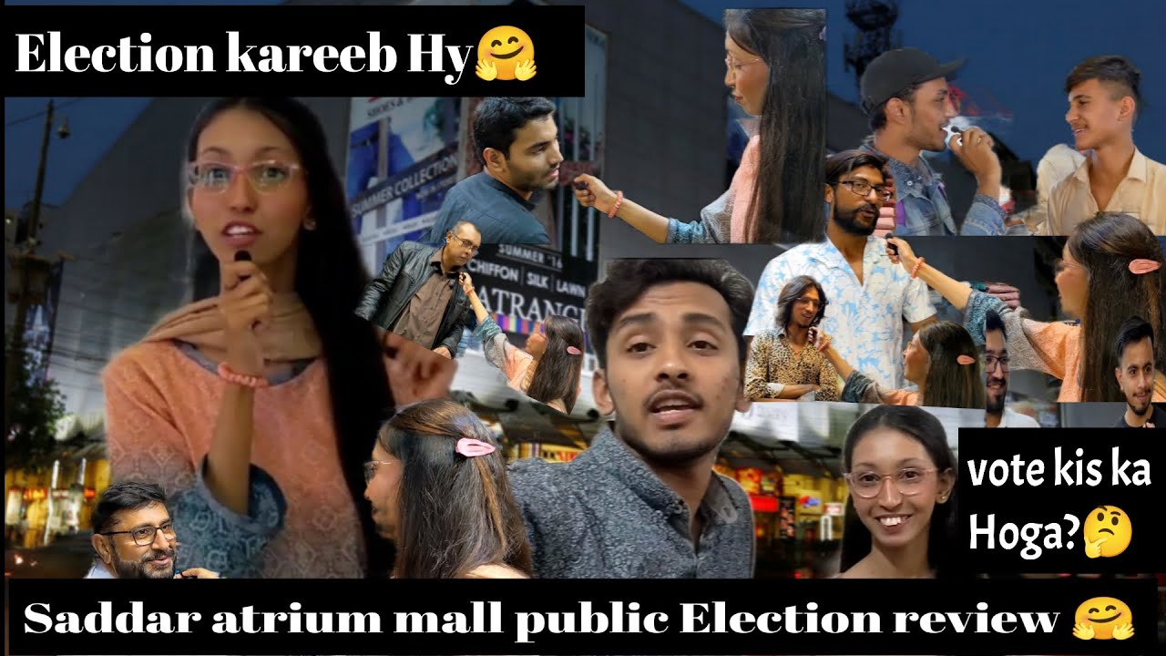 Saddar atrium Mall public Election review🤗|Subscribe my channel♥️ ...