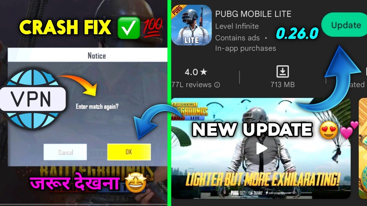 😱Pubg Mobile Lite Crash Problem Fix | Pubg Lite Crash Fix Update 😳| Pubg Lite New Update 2023 🔥 ...