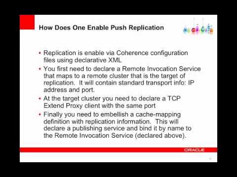 The Coherence Incubator - Push Replication Pattern Overview - YouTube