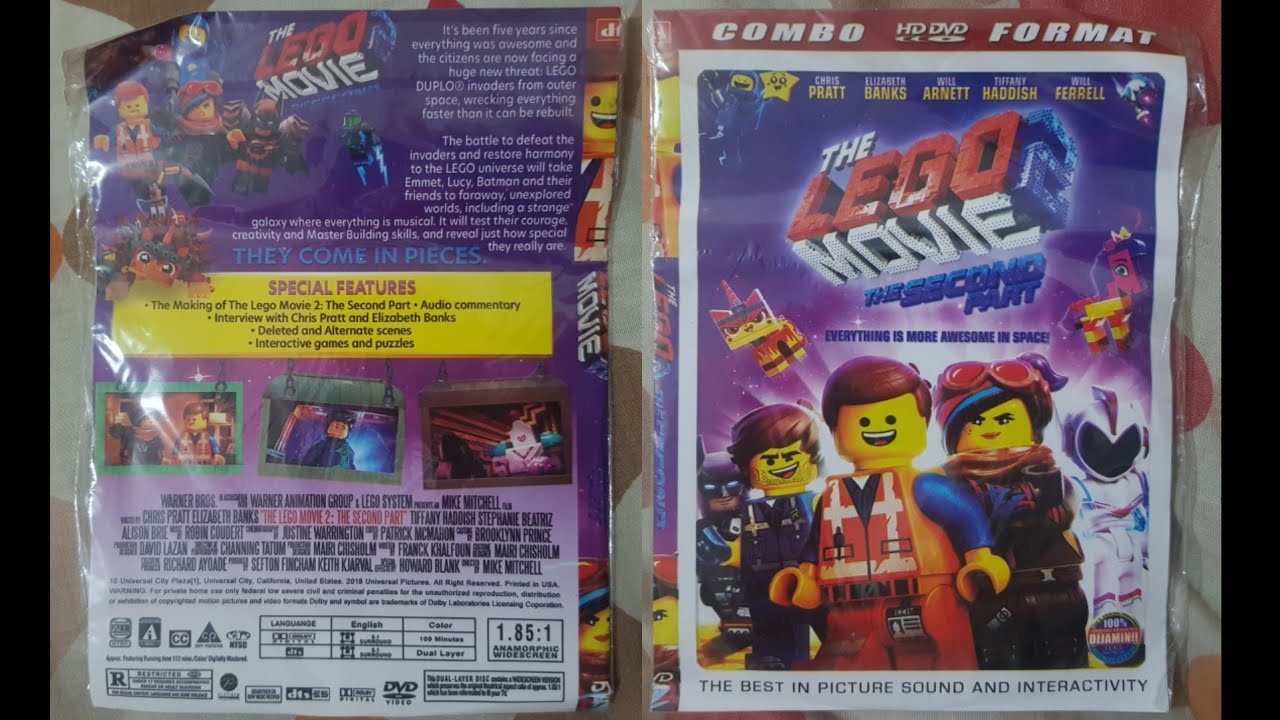 The Lego Movie 2: The Second Part (Combo Format HD DVD) DVD Menu 2025 ...