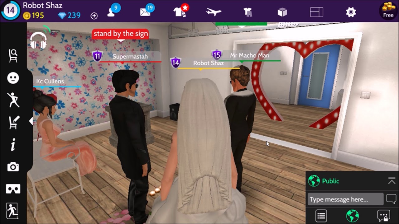 My Avakin life wedding with supermastah - YouTube