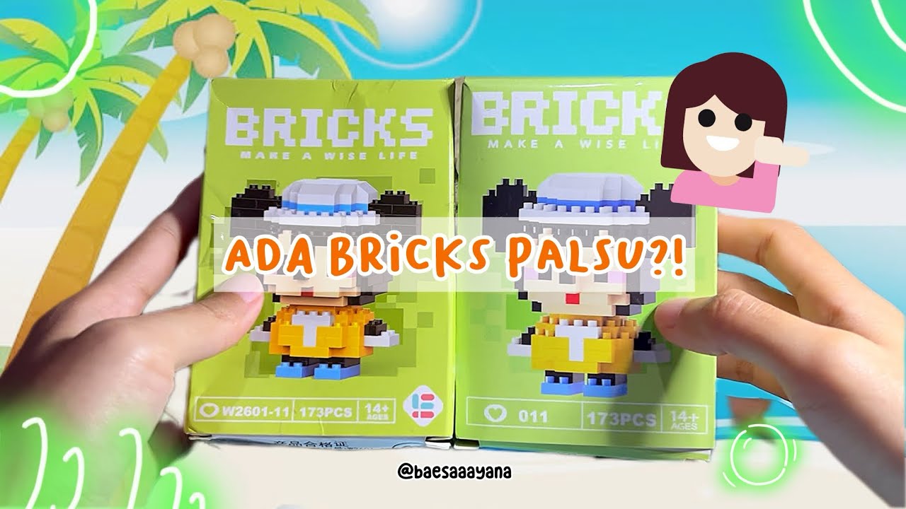 BRICKS ADA YANG PALSU? bricks lego how to build tutorial step by step ...