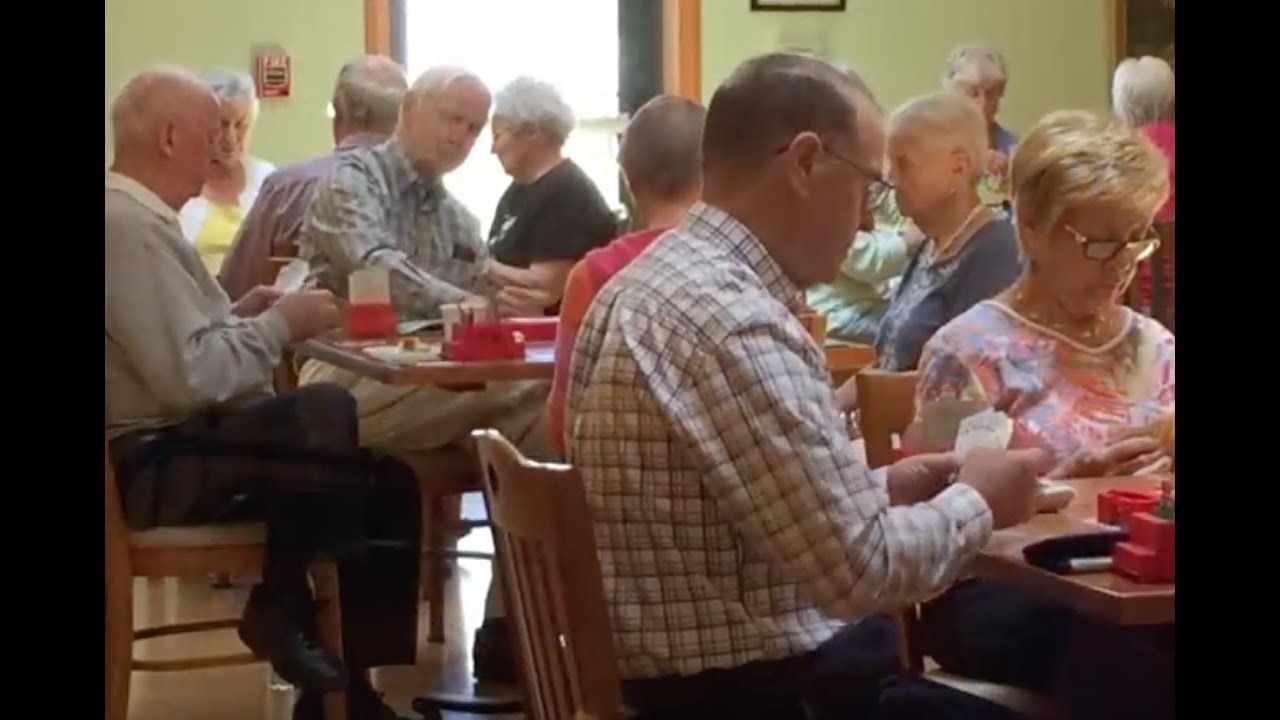 Senior Nation Minute: It's Lunchtime at the Talbot Senior Center - YouTube