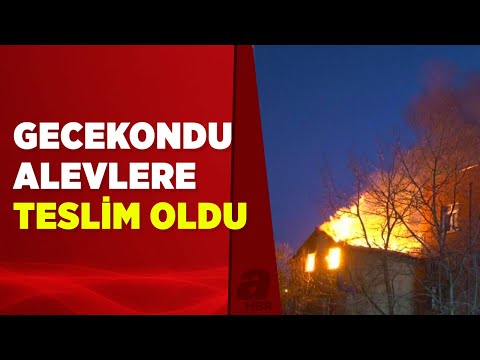 Beykoz'da müstakil bir evde sabah saatlerinde yangın çıktı | A Haber