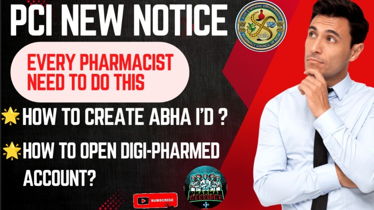 How to Create ABHA Id? || PCI NEW NOTIFICATIONS! #pci #abha_id #digi ...