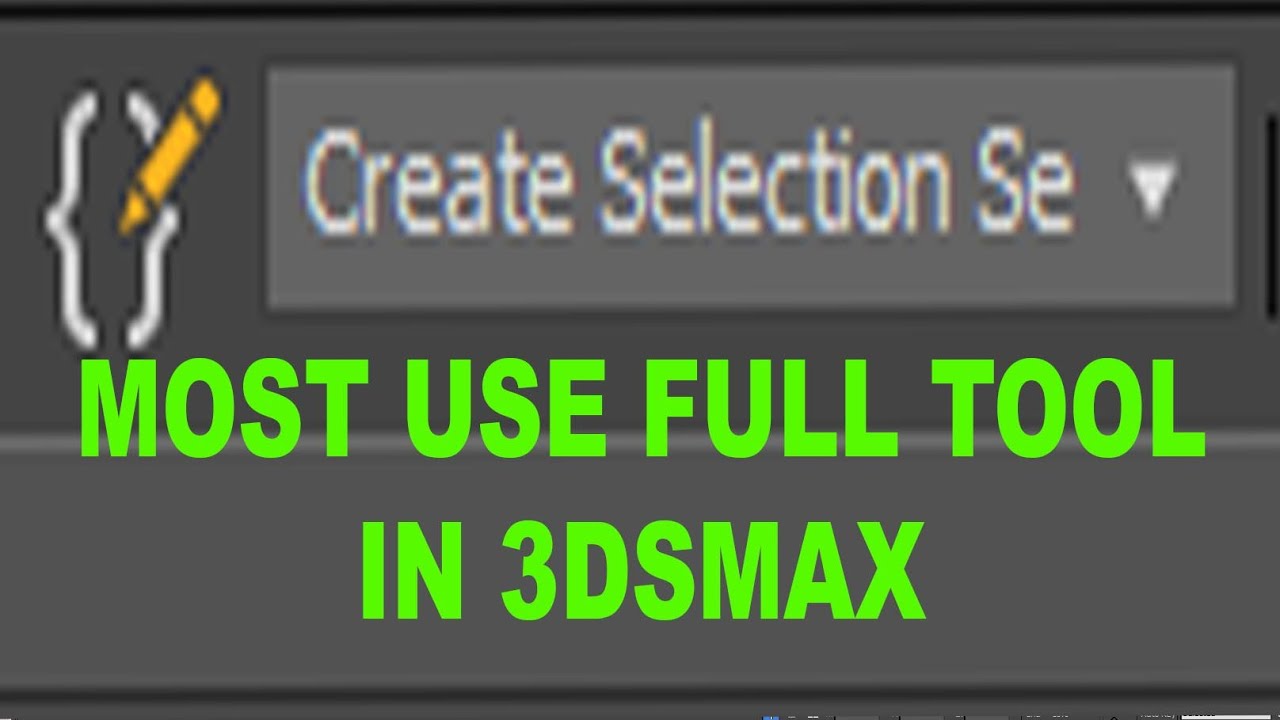 MOST USE FULL TOOL IN 3DSMAX - YouTube