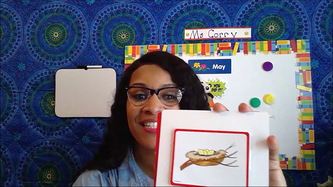 Ms. Corry from the Loxley Center practices the alphabet with her class ...