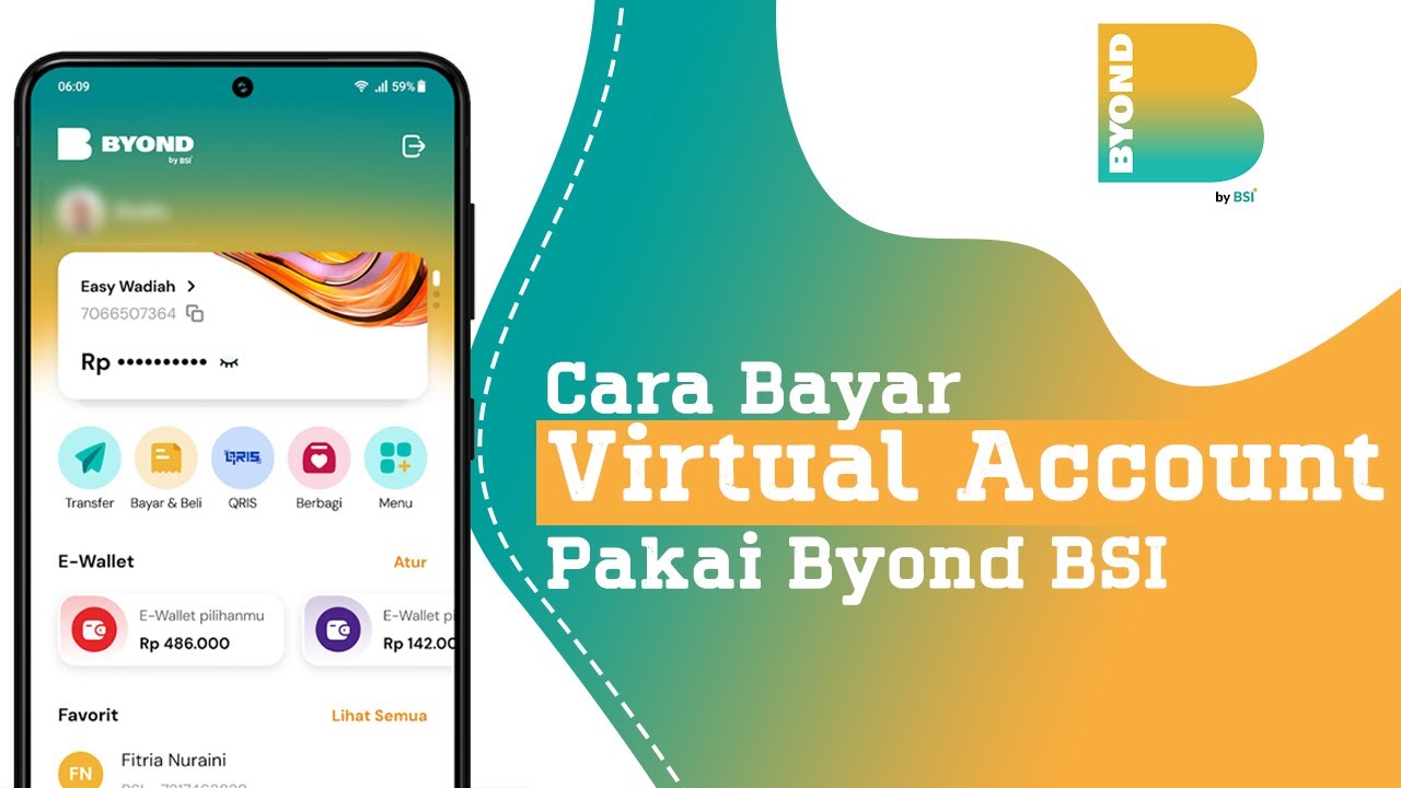 Pakai Byond by BSI ! Cara Bayar Virtual Account BSI - YouTube