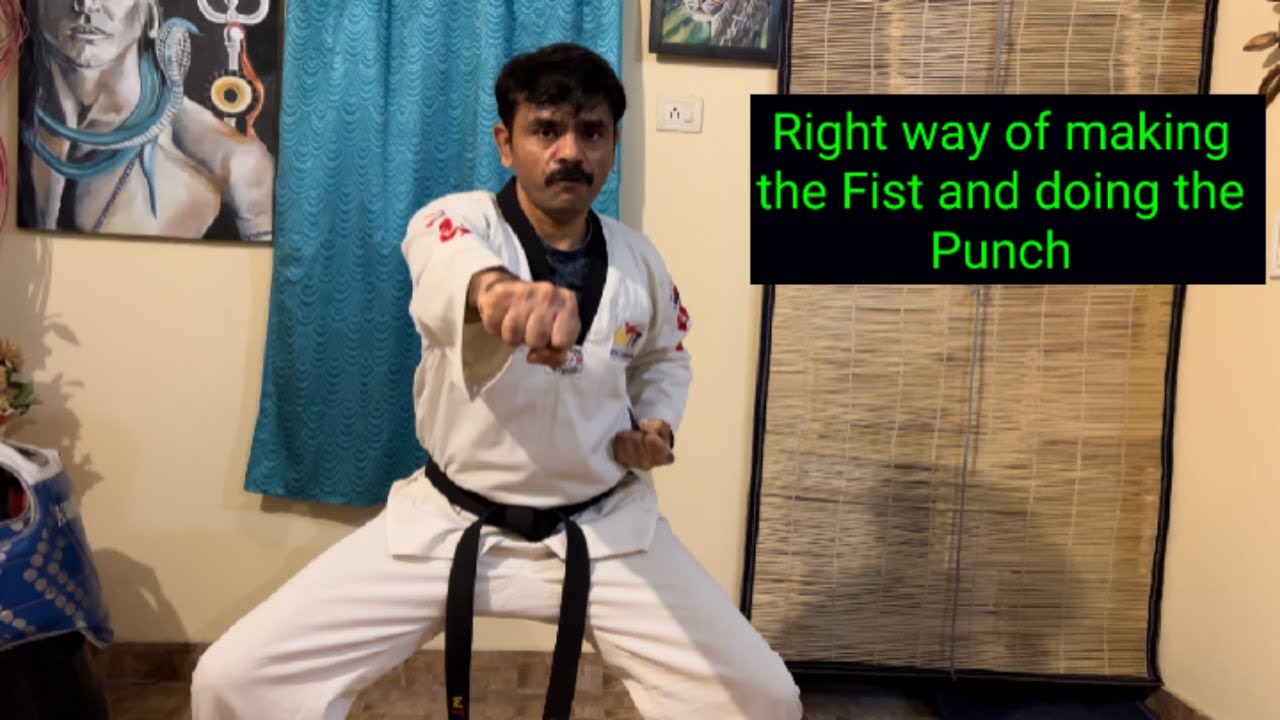 How to make Fist / Right-way of doing the Punch - YouTube
