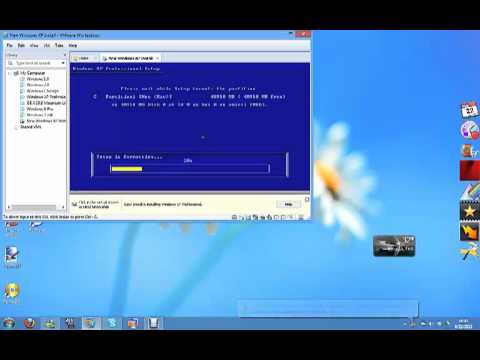 วิธีการลง Windows XP ใน VMware Workstation - YouTube