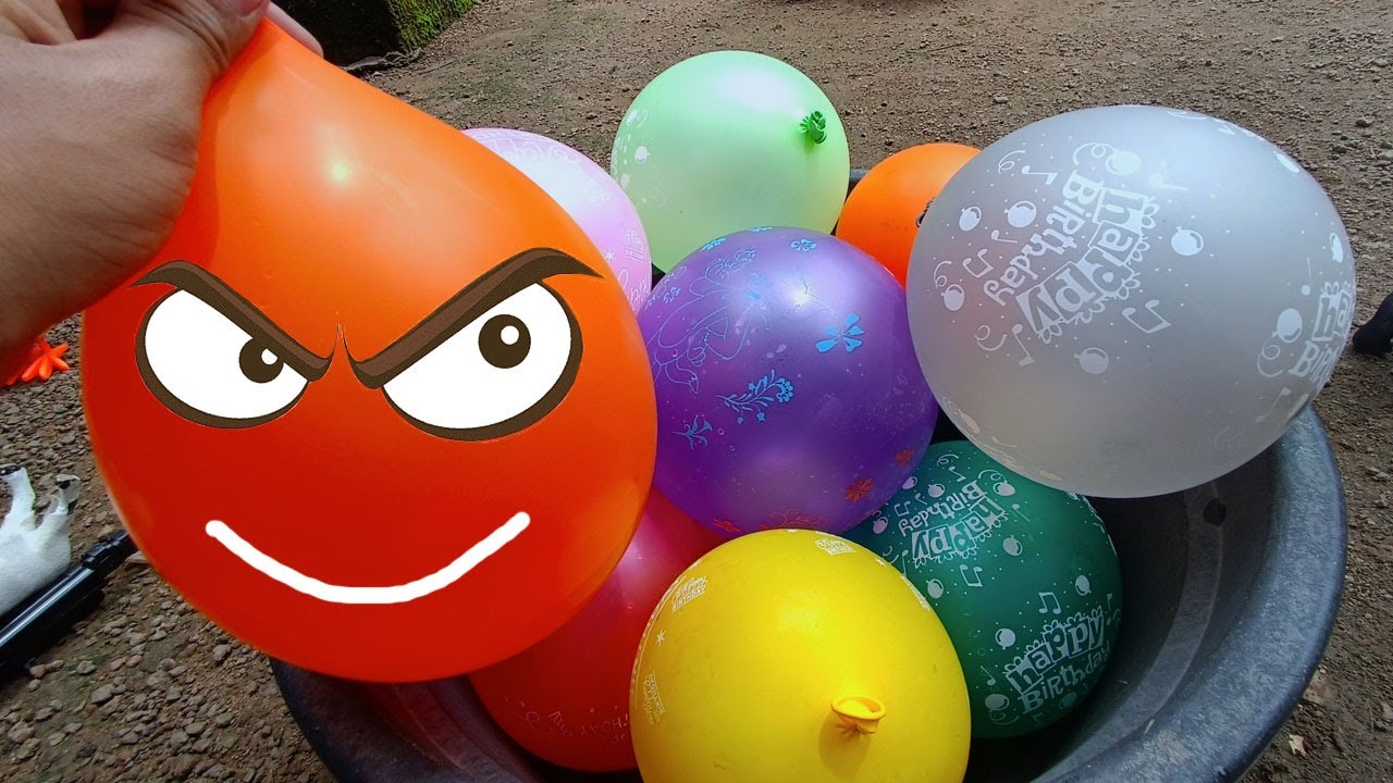Seru Banget!! Melempar Balon Isi Air lucu sampai meletus, popping ...
