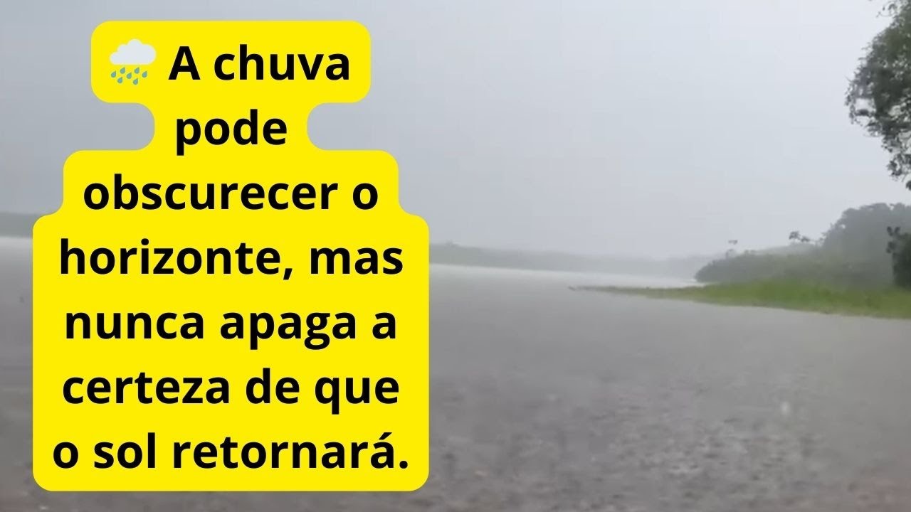 A Força da Chuva Quando o Cinza se Torna Promessa de Vida - YouTube