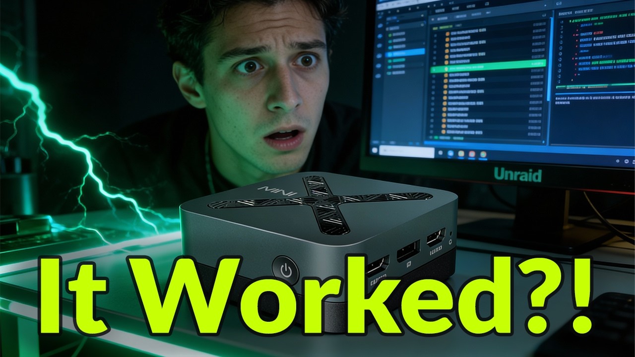 I Installed Unraid on This Mini PC… and It Actually Worked - YouTube