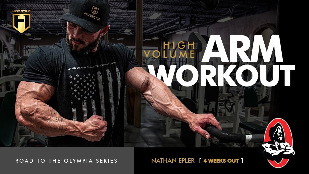 High Volume Biceps & Triceps Workout | Nathan Epler Arm Workout | Road ...
