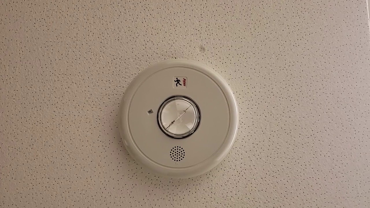 Genesis Fire Alarm Horn Ceiling Mount at Johnson Hall - YouTube